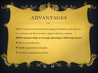 SWOT ANALYSIS | PPT