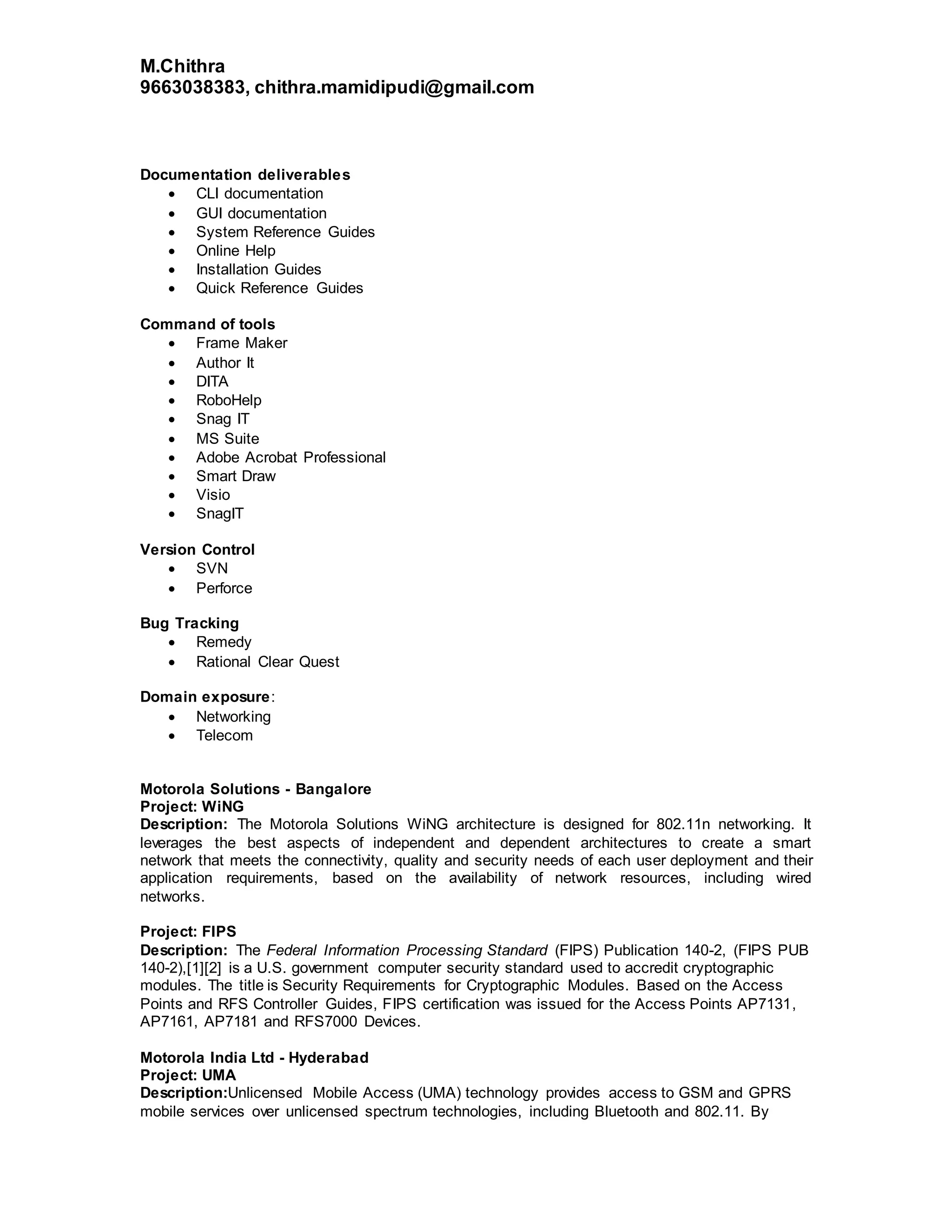 Lead Technical Writer | PDF