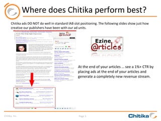 Chitika Overview | PPT