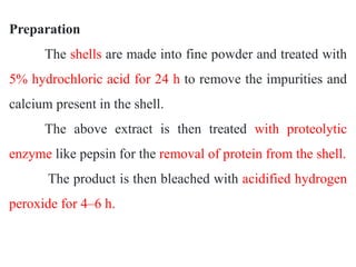Chitin | PPTX | Chemistry | Science