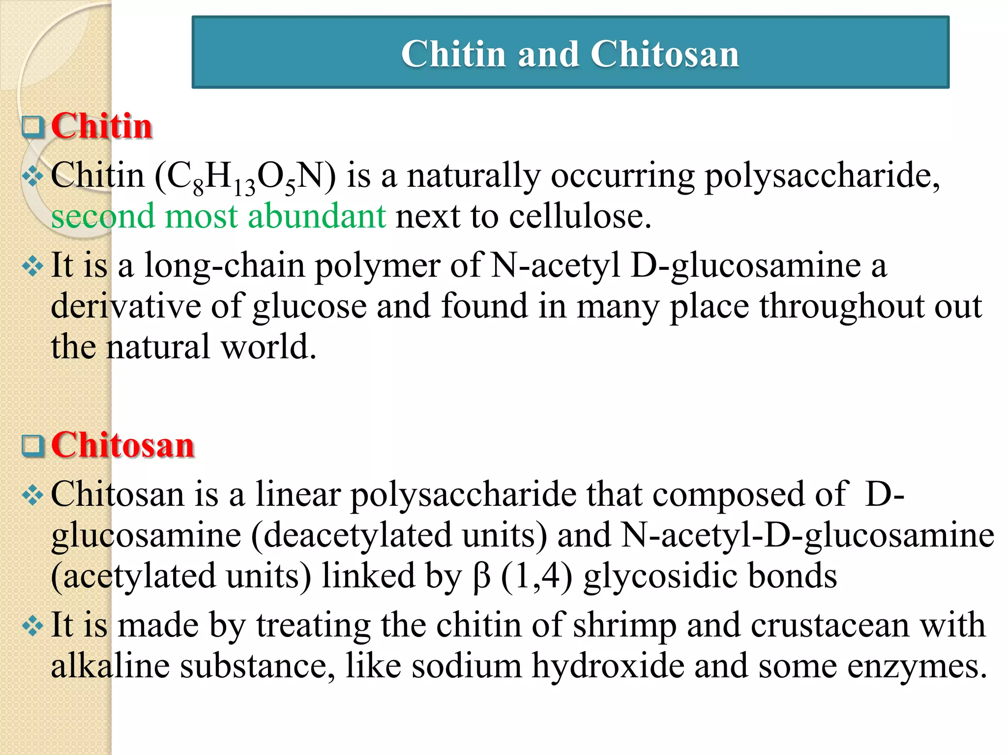 Chitin and chitosan source, chemistry, general method of preparation ...