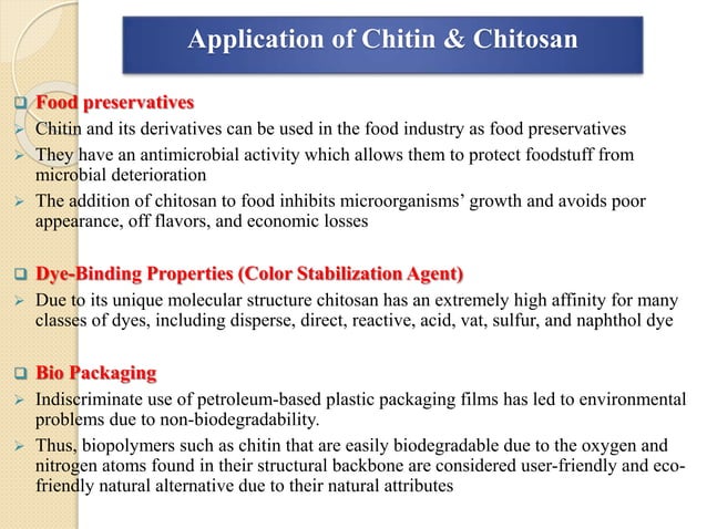 Chitin and chitosan source, chemistry, general method of preparation ...