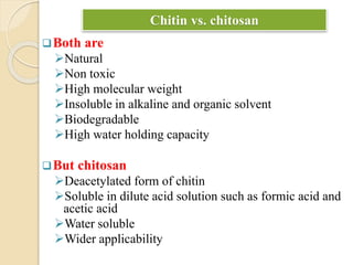 Chitin and chitosan source, chemistry, general method of preparation ...