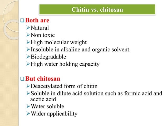 Chitin and chitosan source, chemistry, general method of preparation and their application in ...