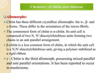 Chitin and chitosan source, chemistry, general method of preparation ...