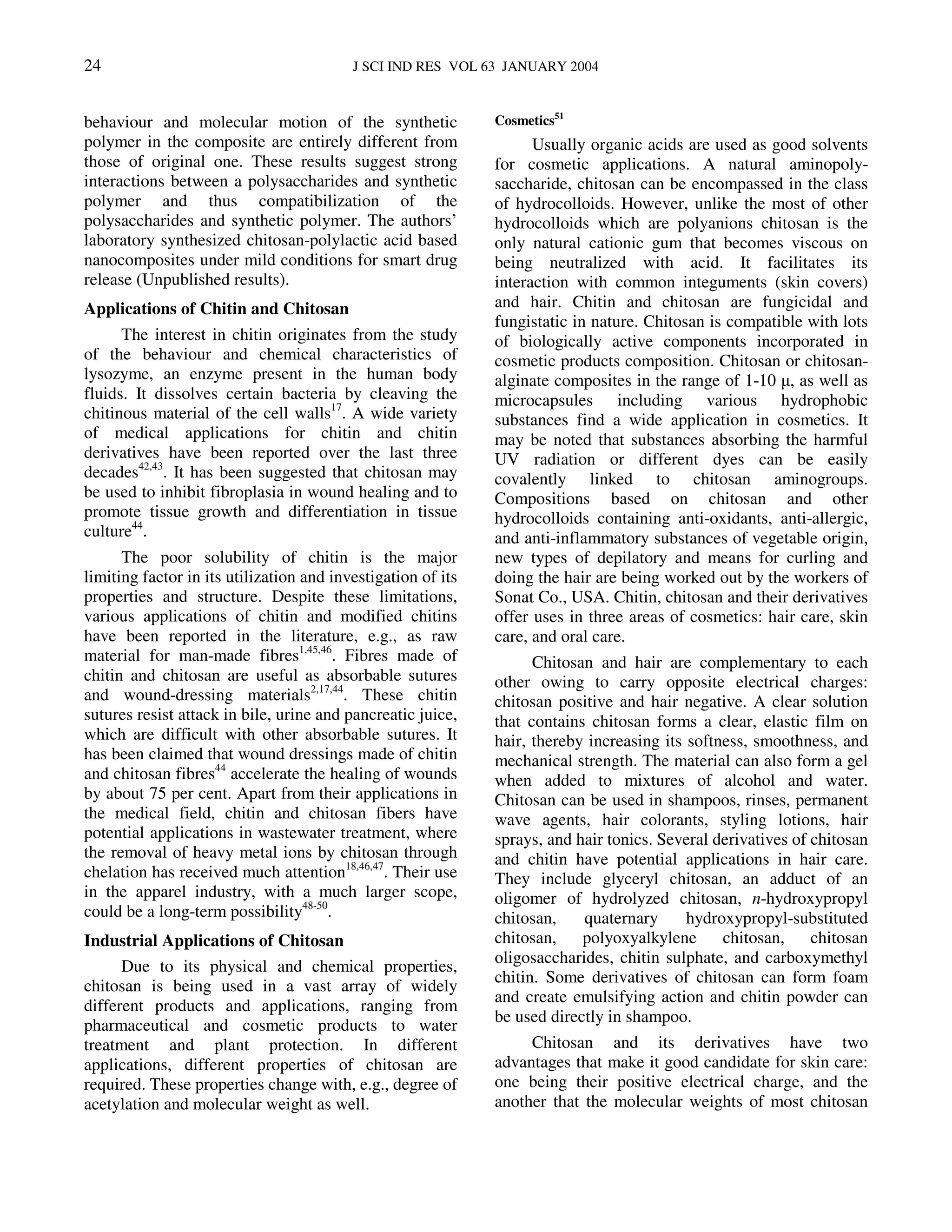 Chitin chitosan properties | PDF