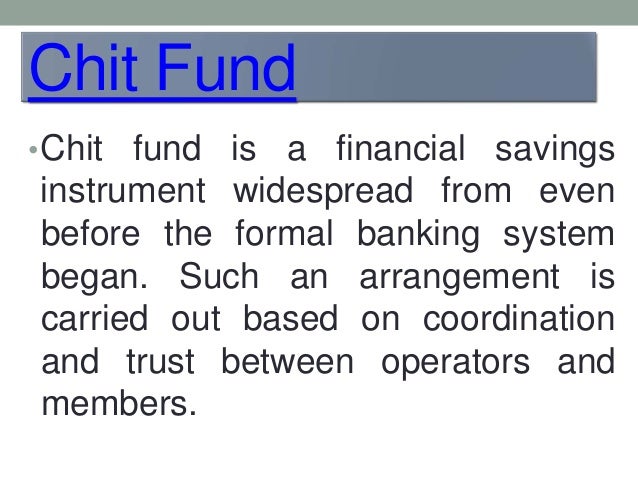 Chit company rules - chipwes