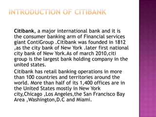 Citi Bank in Japan Case study | PPTX