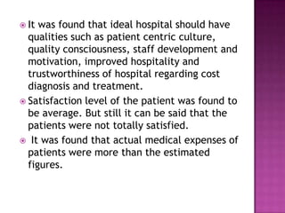 Problems being faced by Patients and staff in hospital | PPTX