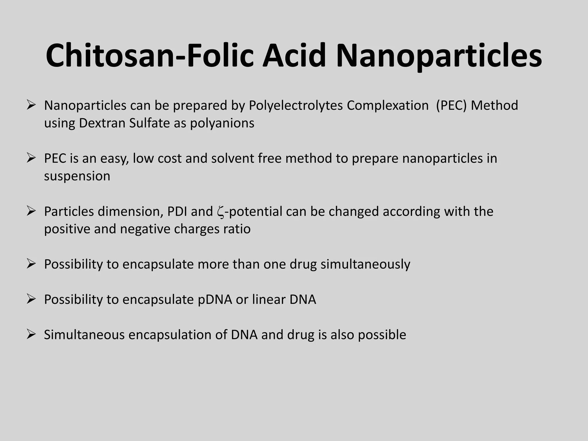 Chitosan folic acid as system for site specific controlled release | PPTX