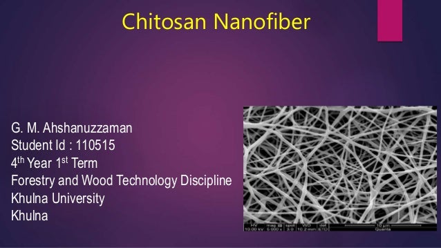 Chitosan nanofiber