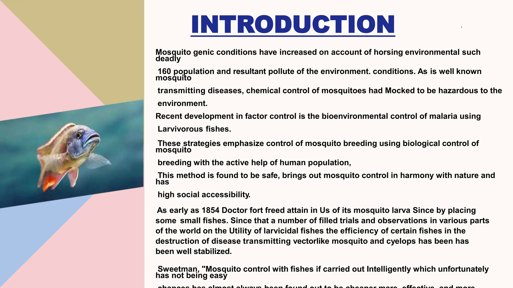 Larvivorous fishes of indiaor bony fishes .pptx