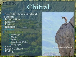 Chitrali culture | PPTX