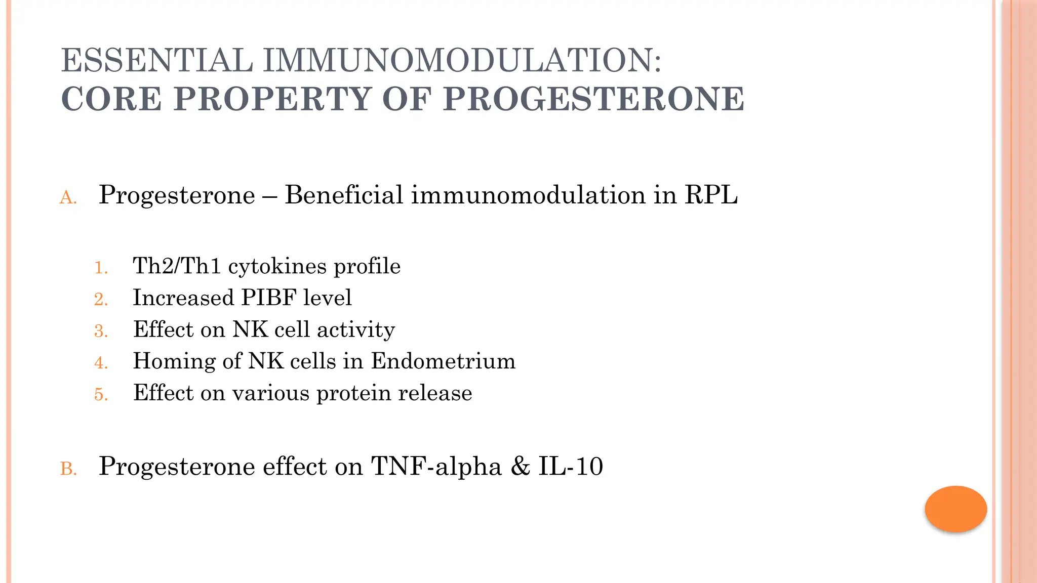 recurrent pregnancy loss and role of progesterone | PPTX