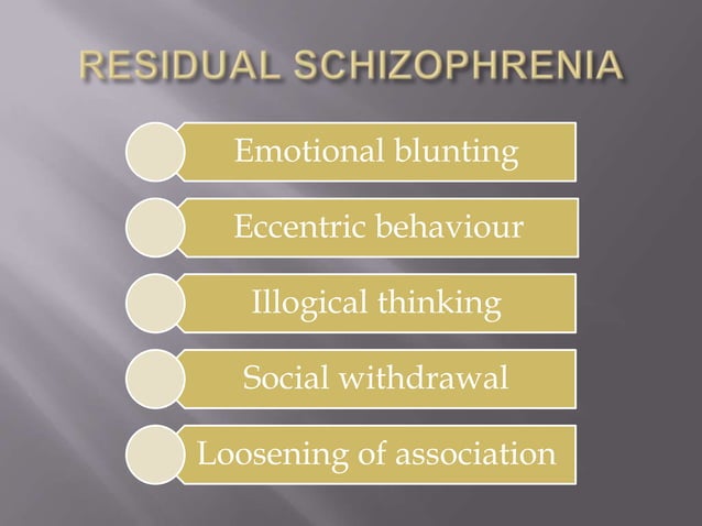 Chitra presentation on schizophrenia | PPT