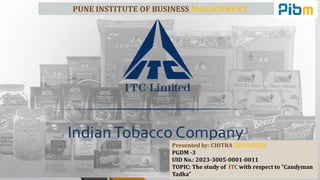 To study about ITC in FMCG Sector -All domain | PPTX