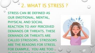 Stress Causing Agents | PPTX