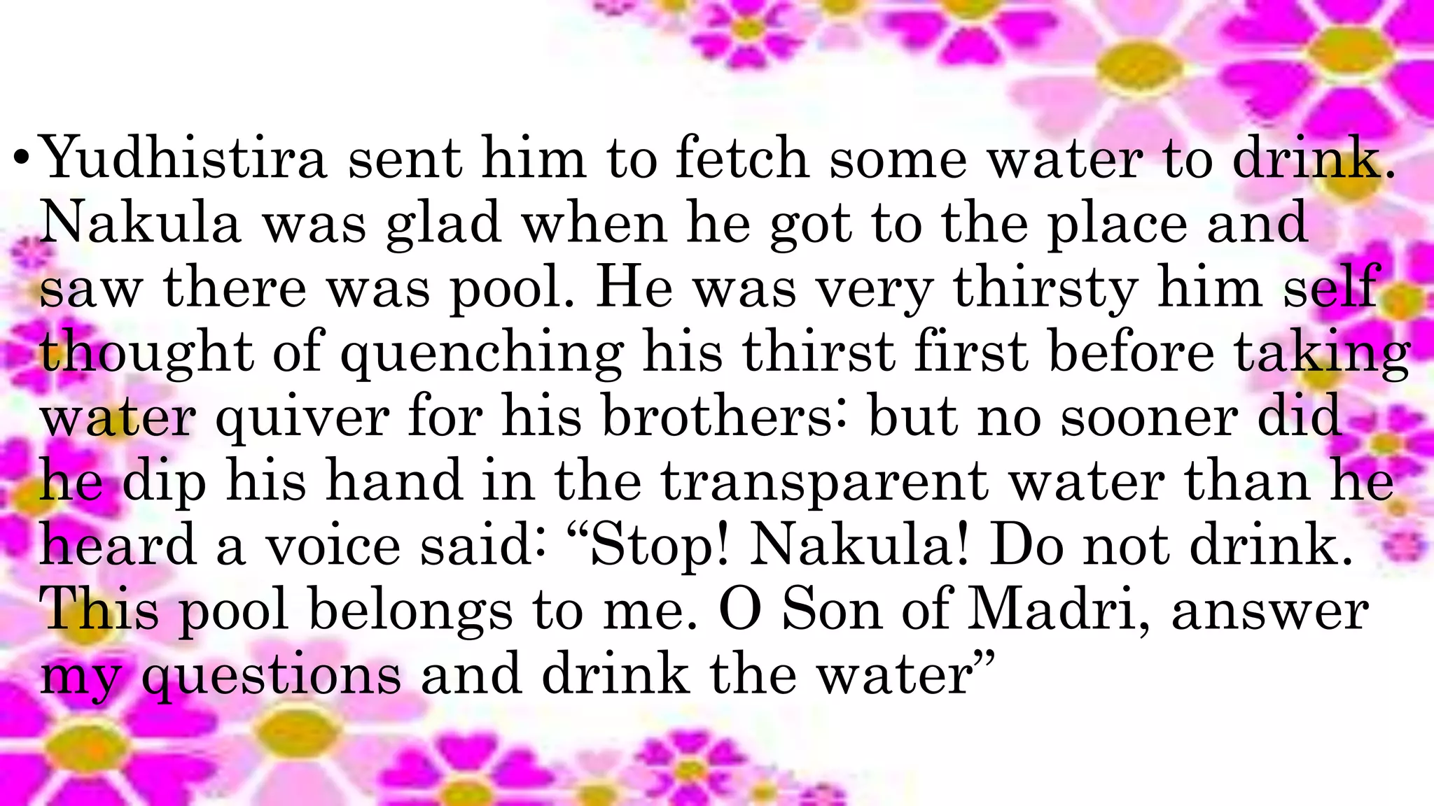 CHITTE THE ENCHANTED POOL | PPT