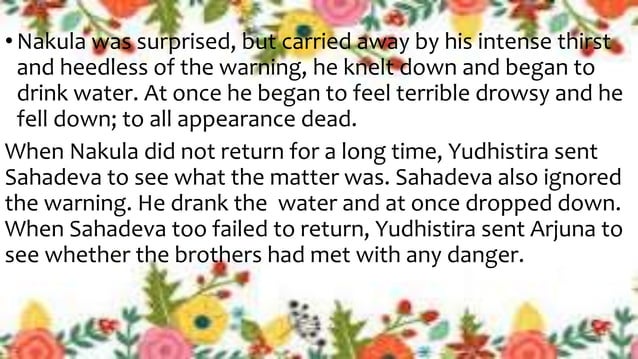 CHITTE THE ENCHANTED POOL | PPT