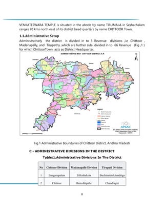 Chittoor District Mandals Map