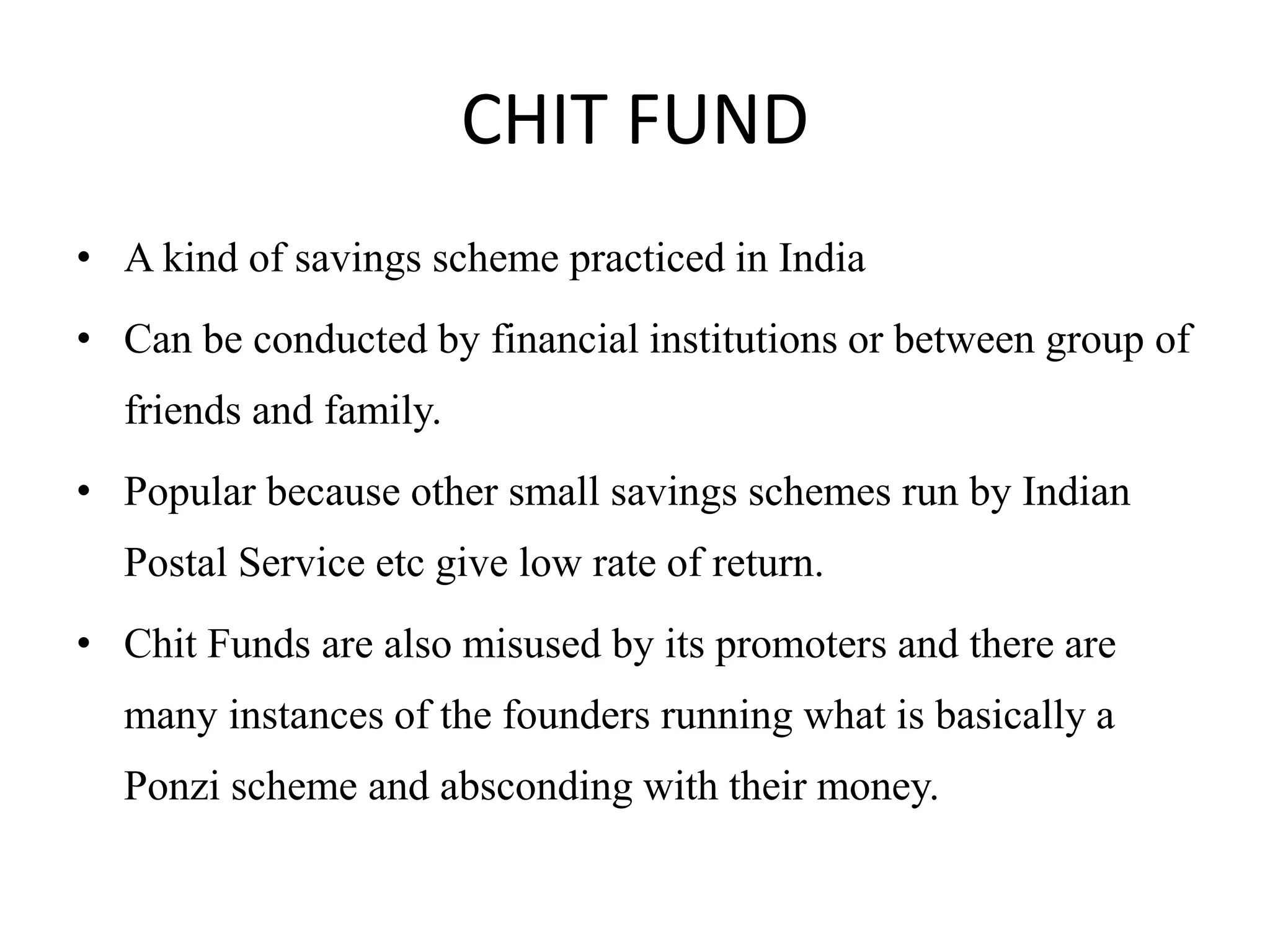 A presentation on chit fund scam of Saradha Group | PPTX