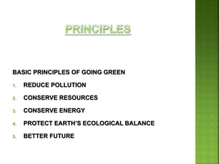 Go green presentation | PPTX