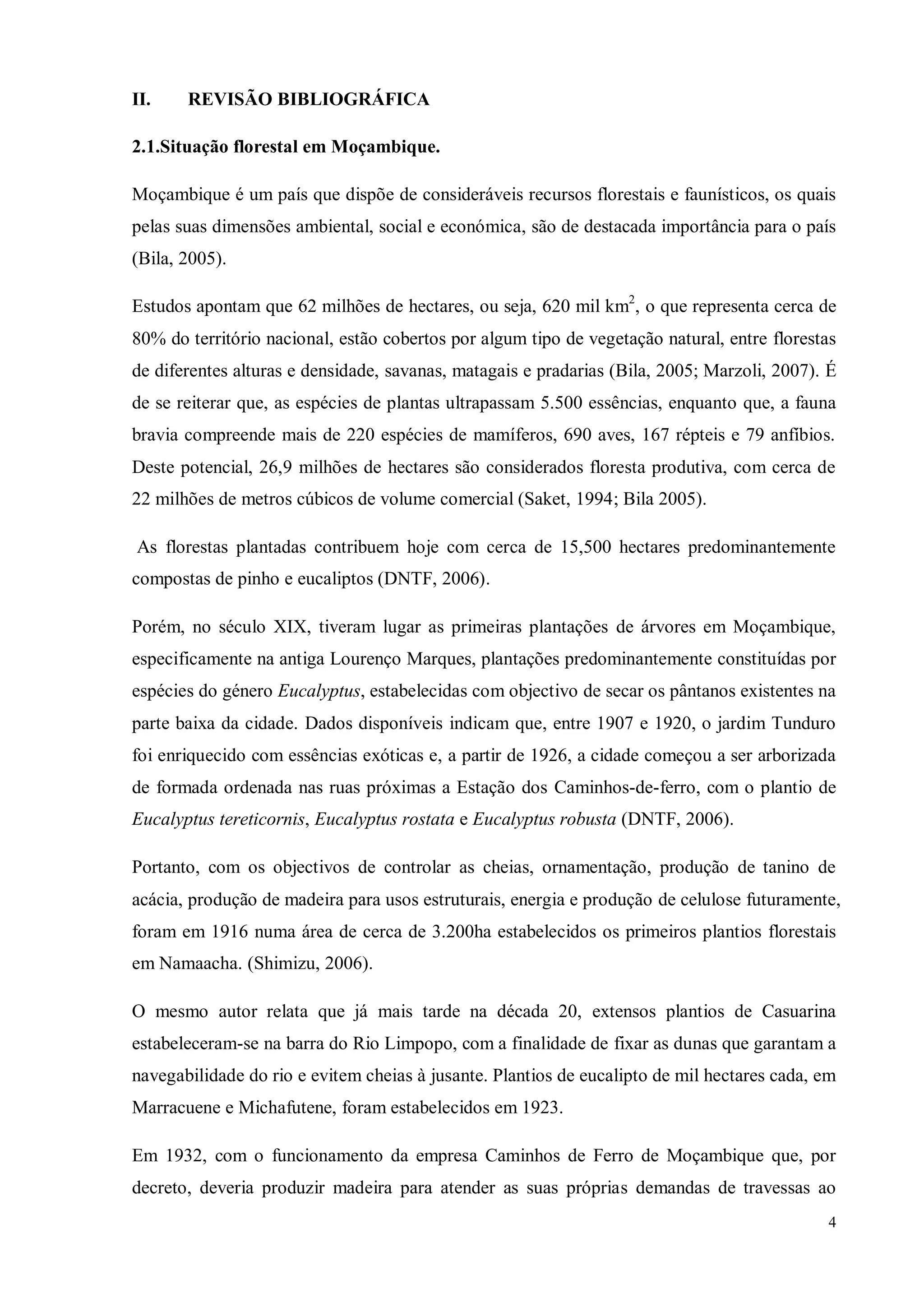 Crescimento de Pinus em Inhamacari. Gildo Chivale | PDF