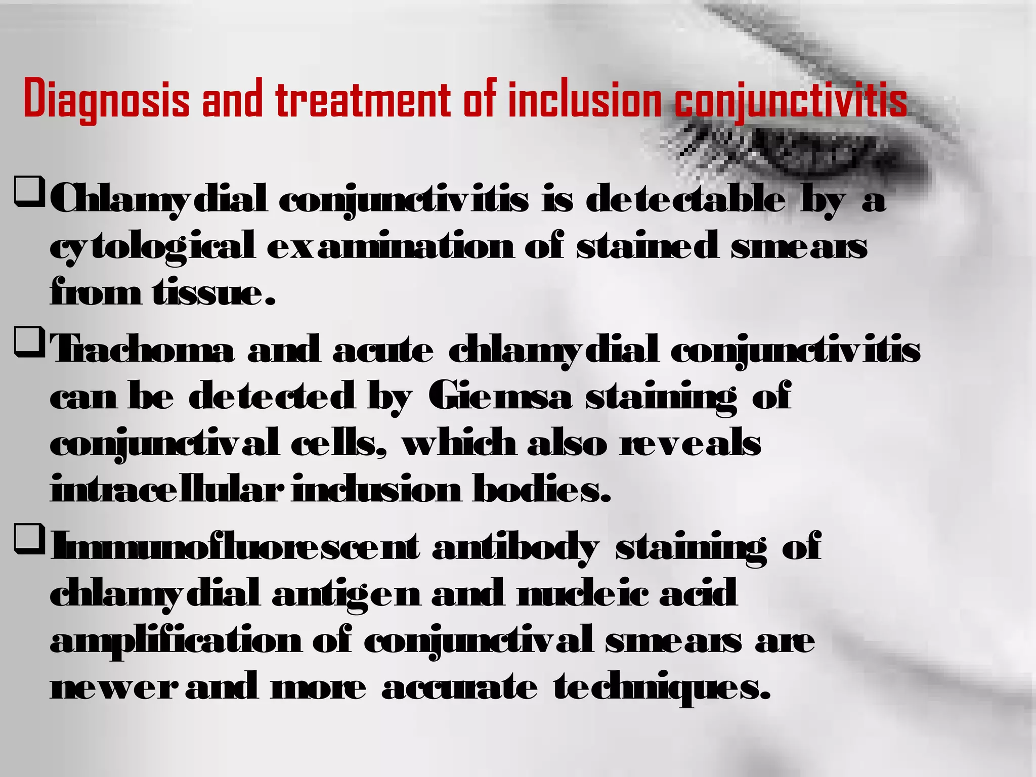 Chlamydia Conjunctivitis | PPT