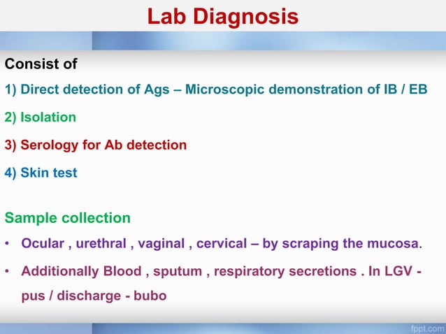Chlamydia | PPT | Biological Sciences | Science