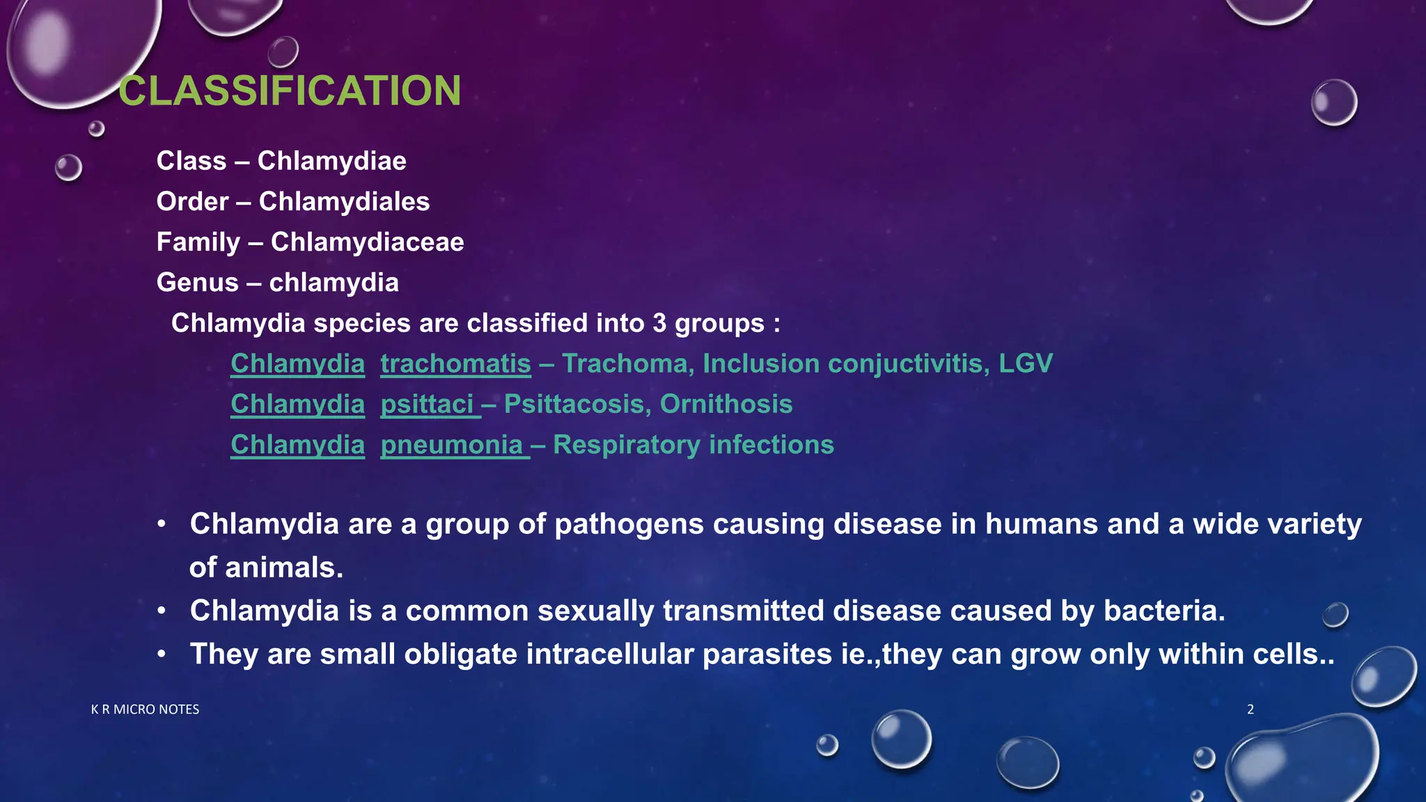 Chlamydiae The silent killer K R.pptx