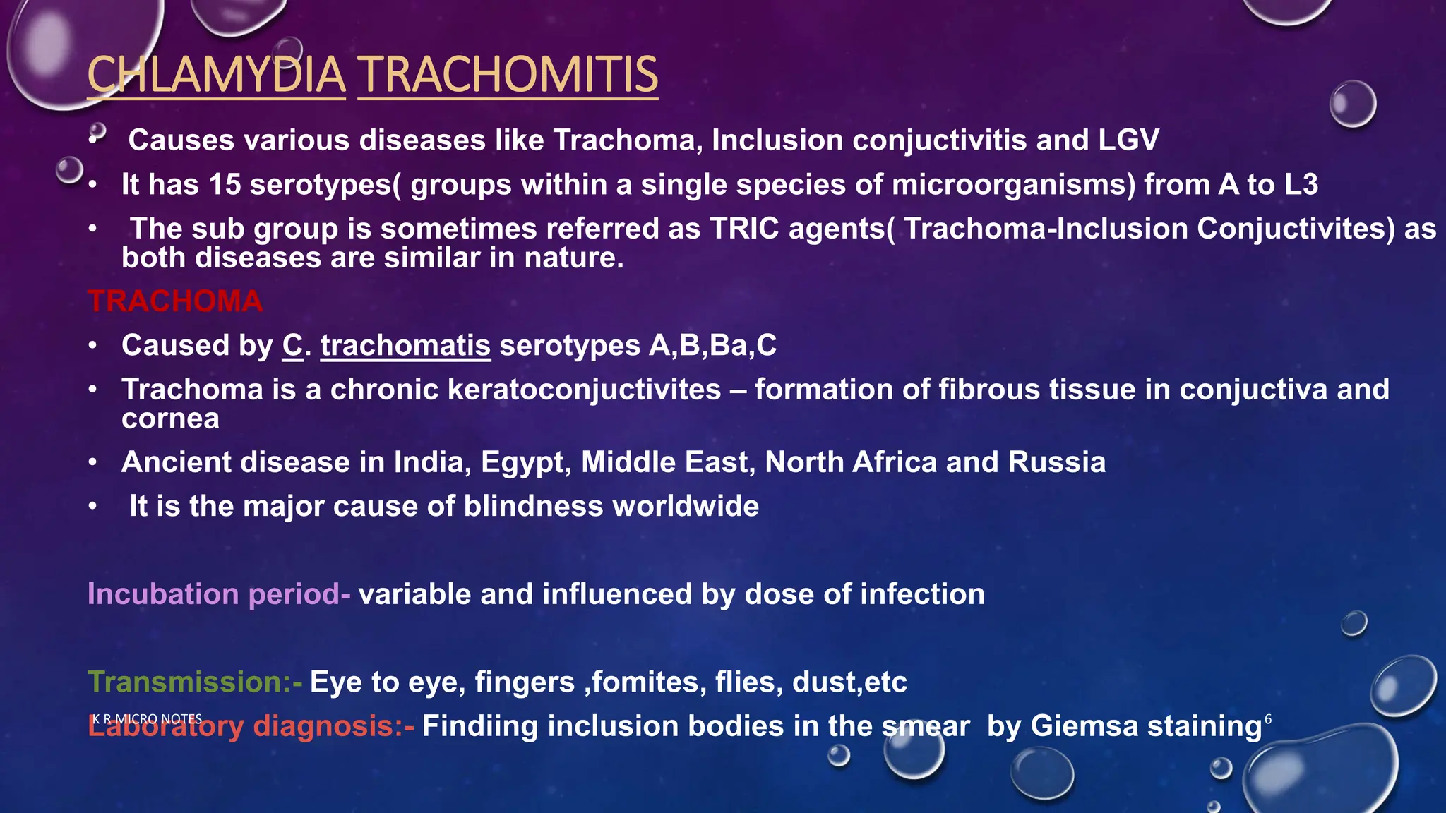 Chlamydiae The silent killer K R.pptx