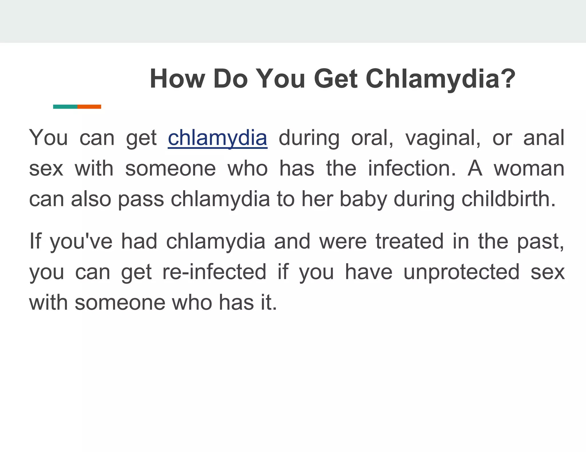 Chlamydia infections | PPTX