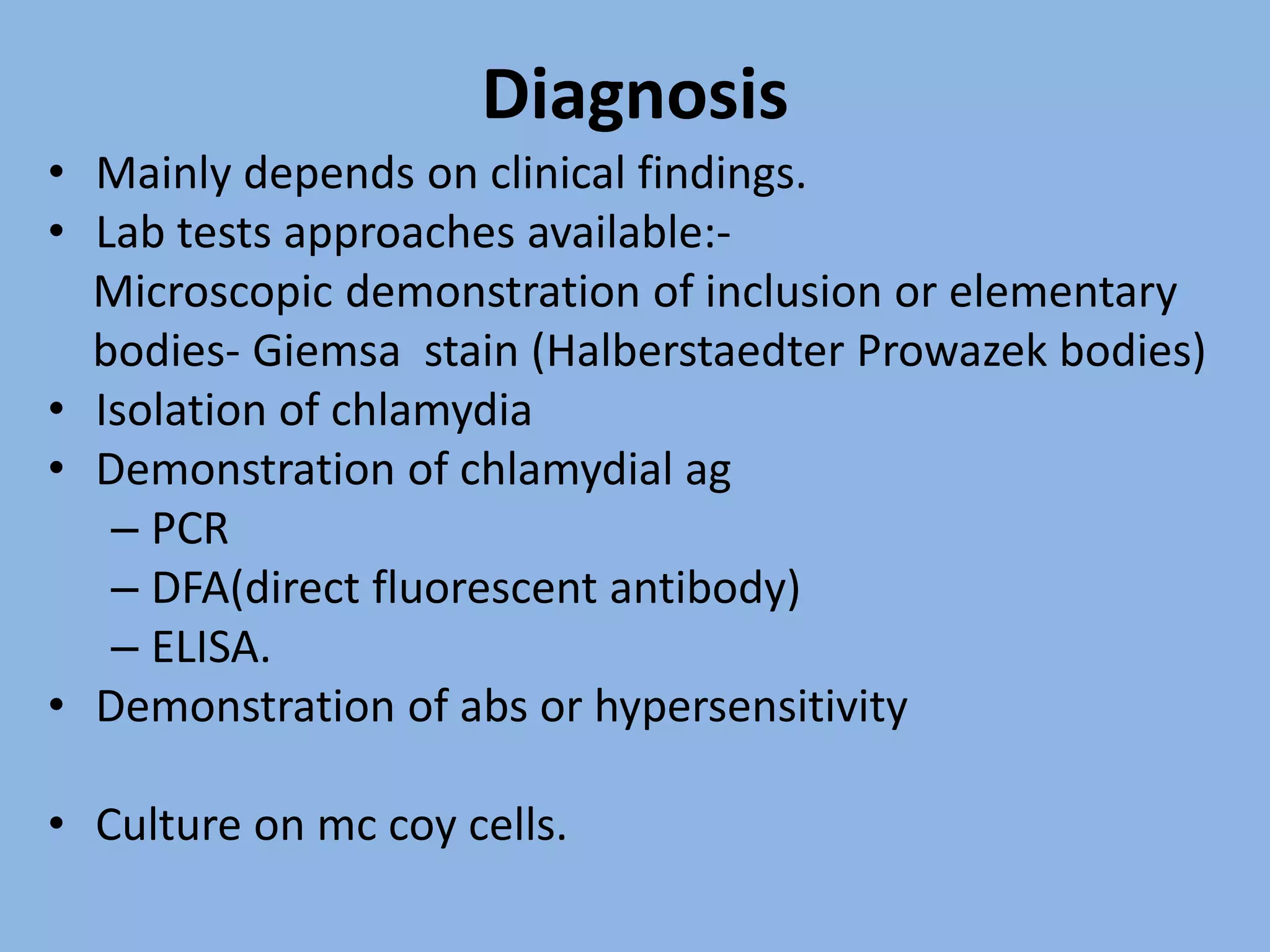 Chlamydial infections & ophthalmia neonatorum | PPTX