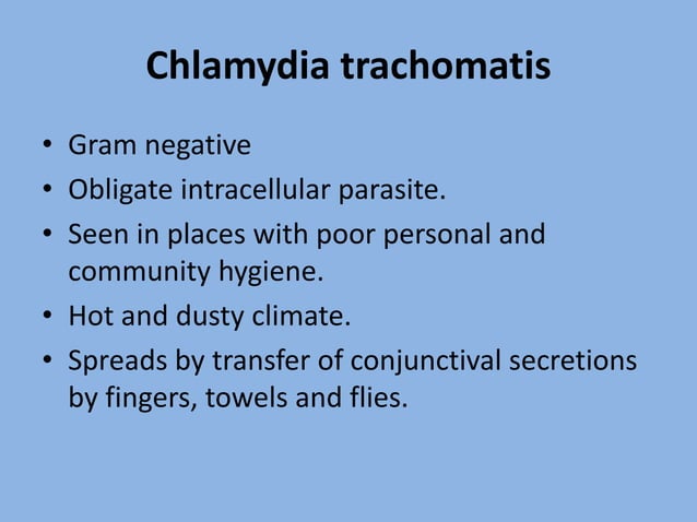Chlamydial infections & ophthalmia neonatorum | PPTX | Eye and Vision ...