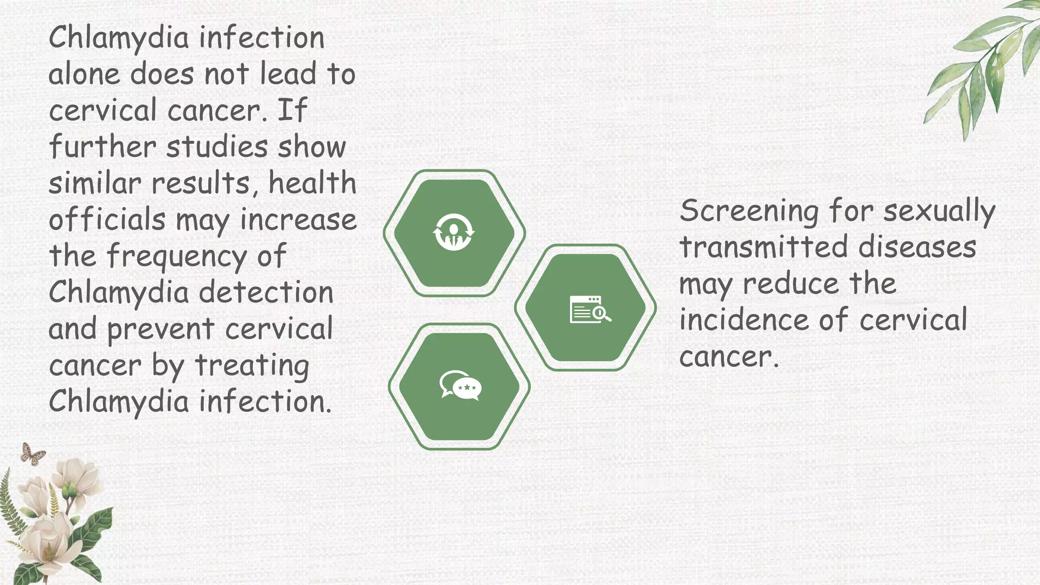 Chlamydia may increase the risk of cervical cancer | PPT