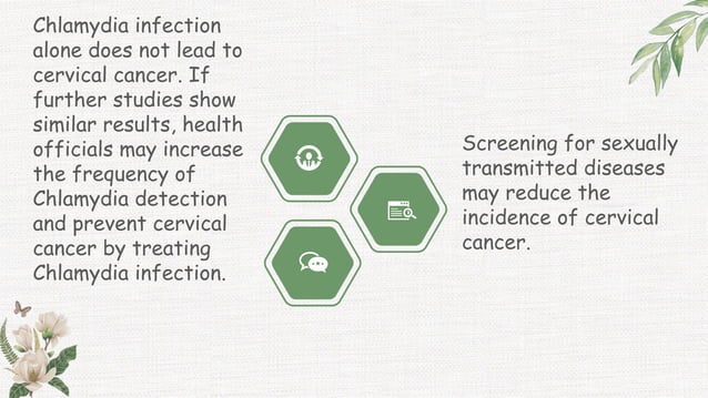 Chlamydia may increase the risk of cervical cancer | PPT