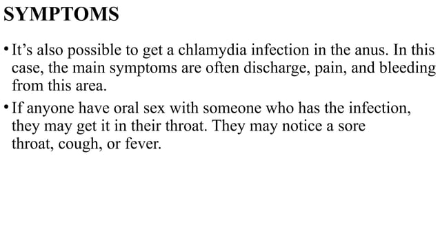 Chlamydia Sexually Transmitted Infection Notes By Sanju Sahpptx Pptx