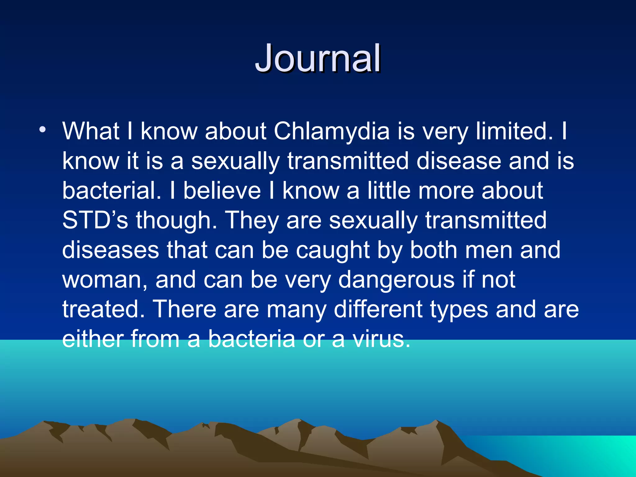 Chlamydia powerpoint | PPT