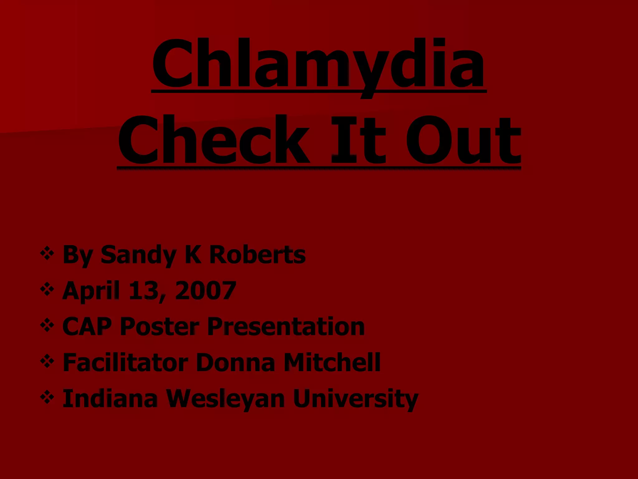 Chlamydia Ppt Bsn Ppt
