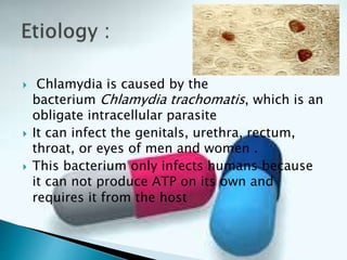 Chlamydia trachomatis | PPTX