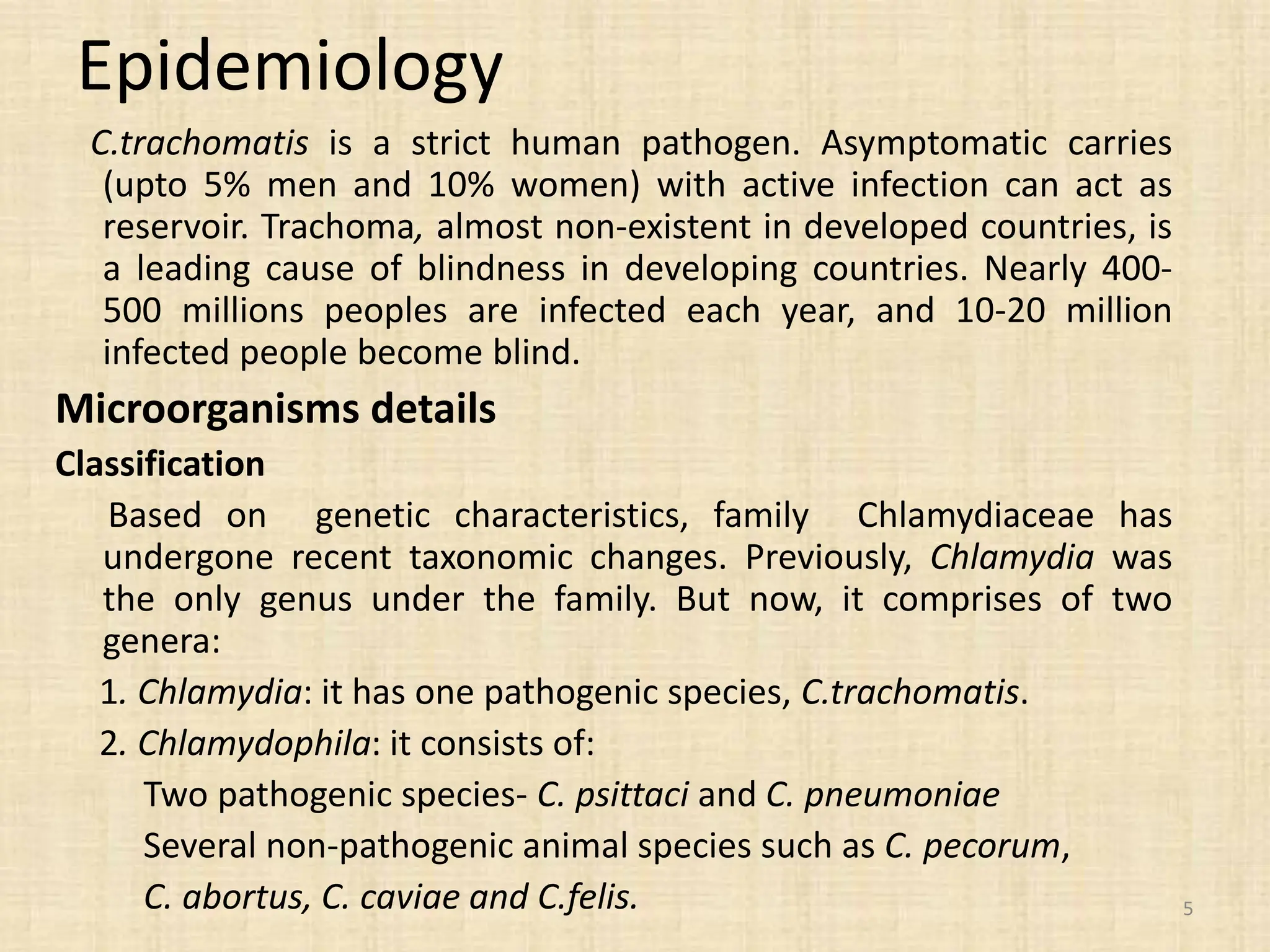 Chlamydia trachomatis.pptx microbiology | PPTX