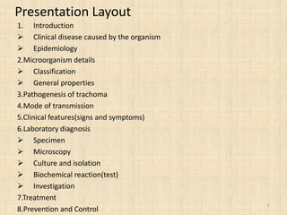 Chlamydia trachomatis.pptx microbiology | PPTX