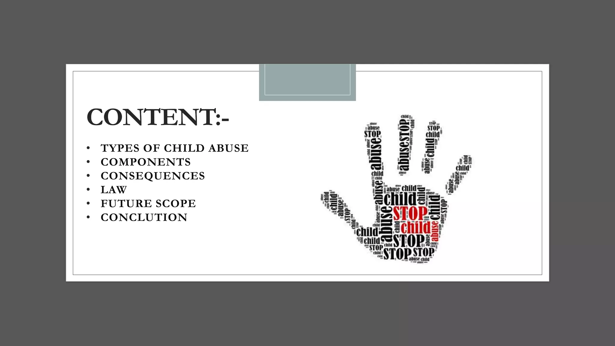 Child Abuse Presentation | PPTX | Debated Sensitive Social Issues | Sensitive Topics