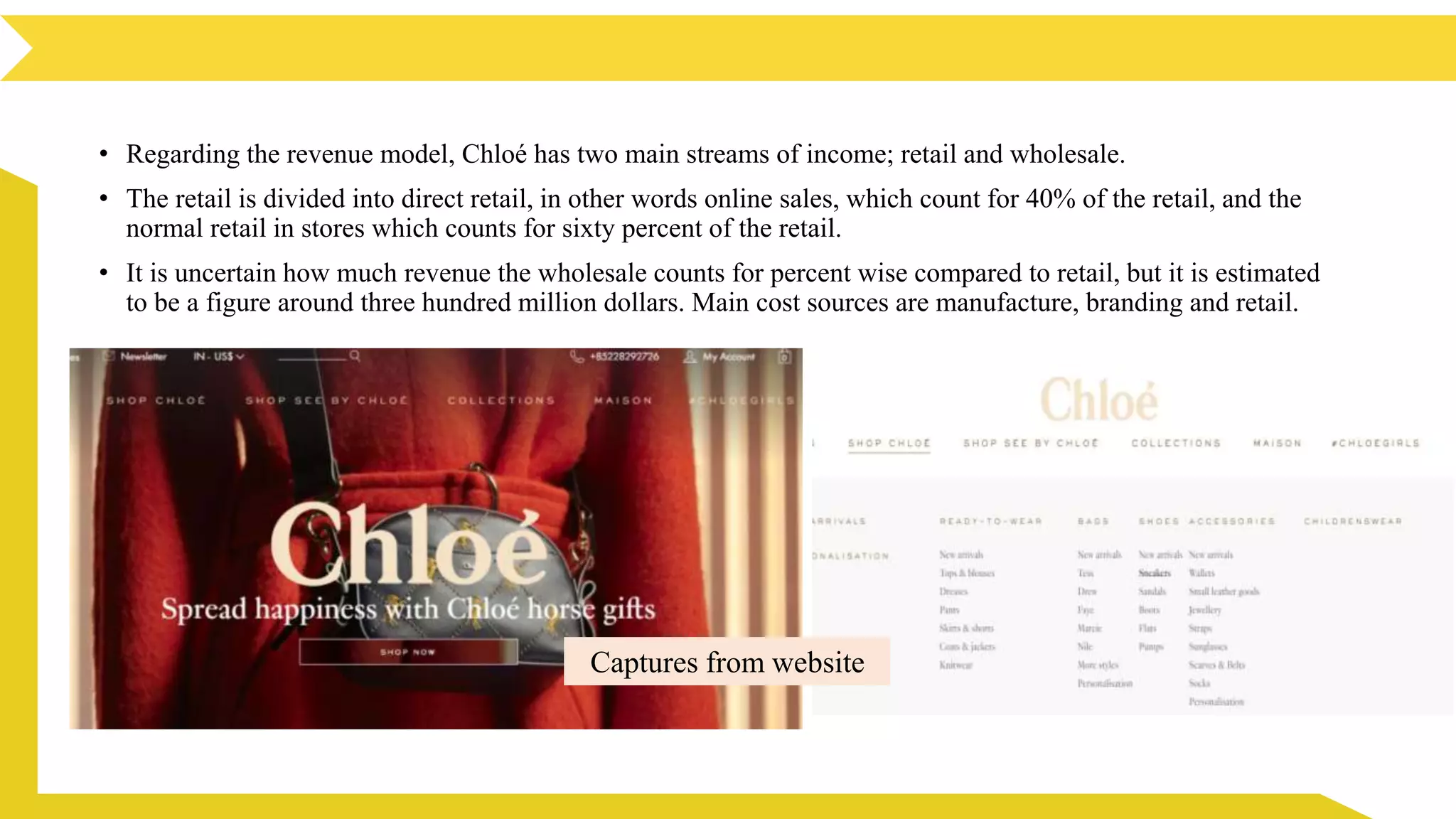 PRESENTATION ON THE BRAND CHLOE | PPTX
