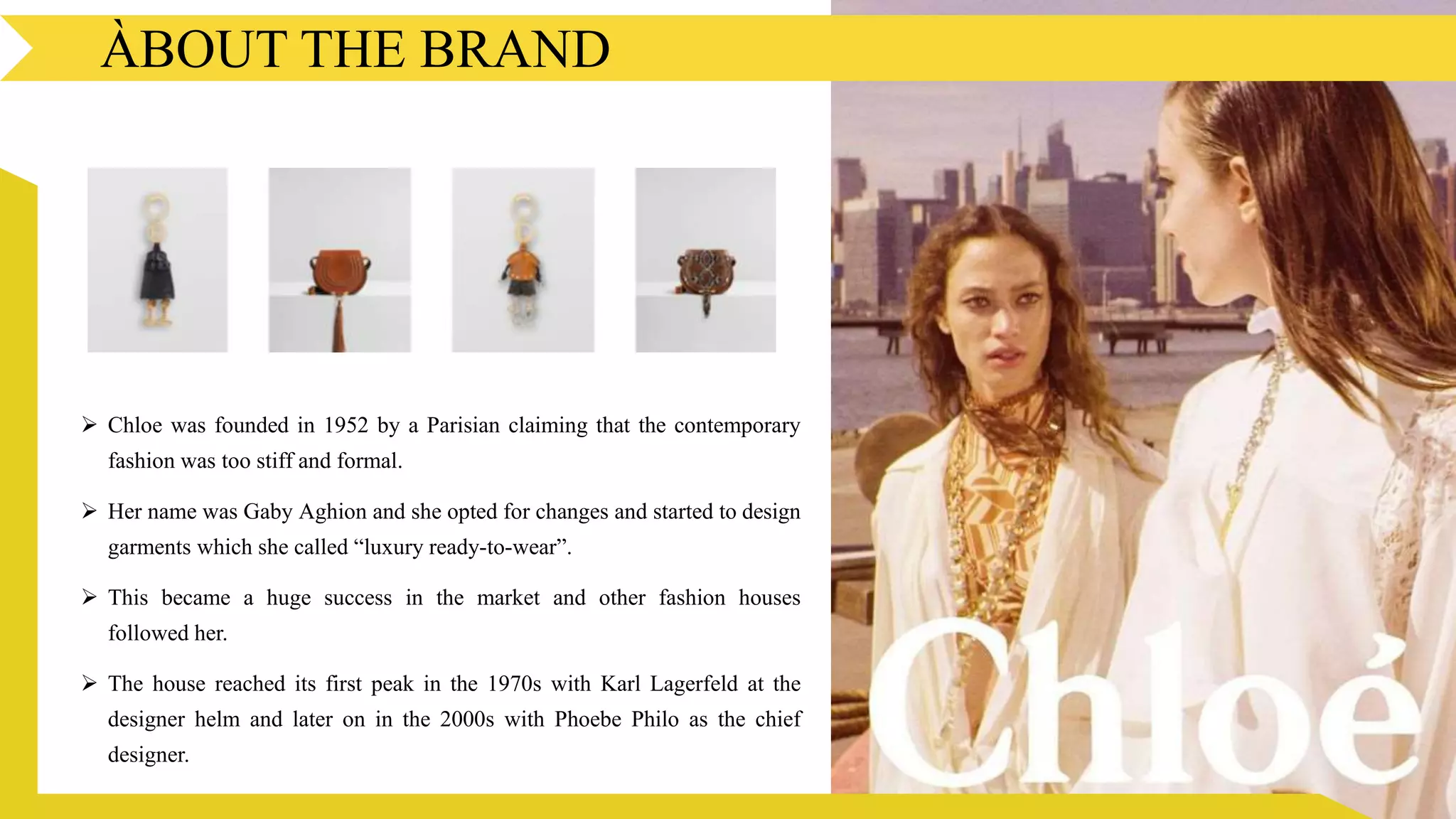 PRESENTATION ON THE BRAND CHLOE | PPTX