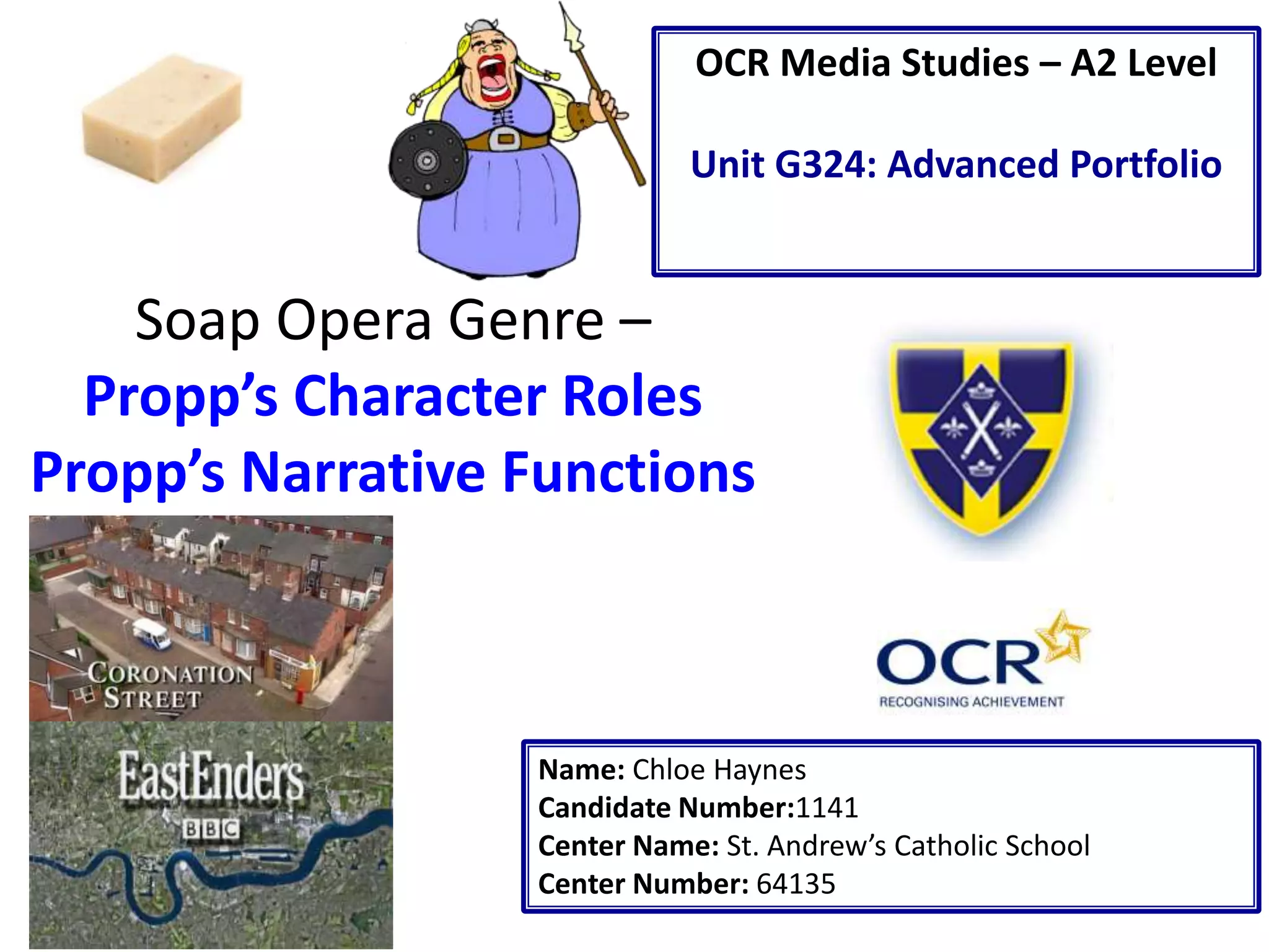 Propp's character roles and Propp's narrative functions | PPTX