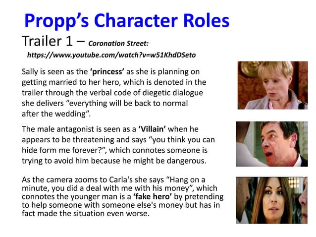 Propp's character roles and Propp's narrative functions | PPT