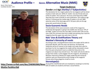 Audience Profile | PPT