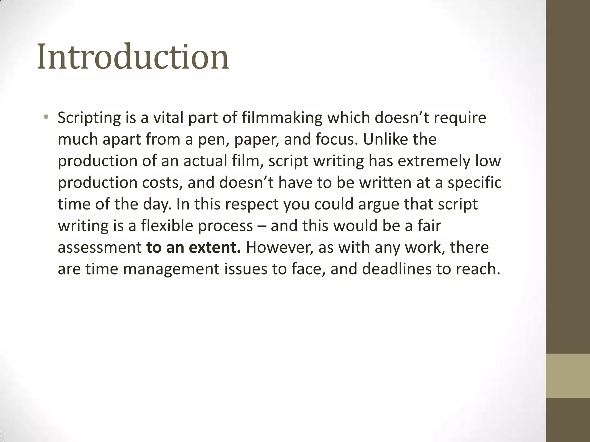 Chloe hudson scripting | PPT