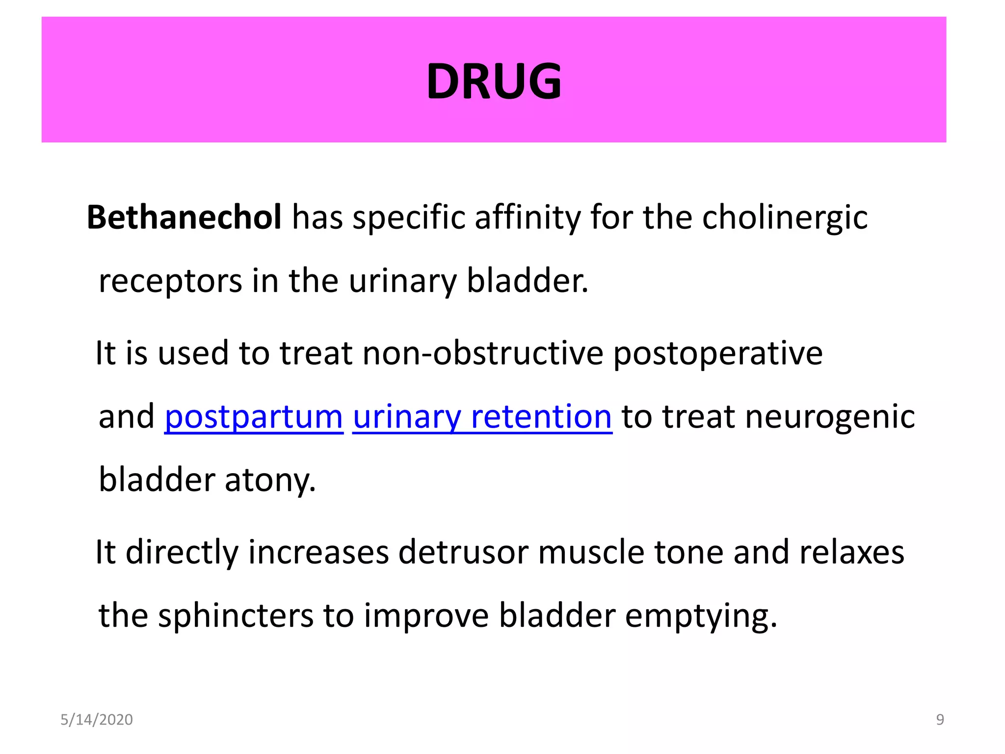 Chlonergic and antichlonergic | PPTX | Sexual Conditions | Sexual Health